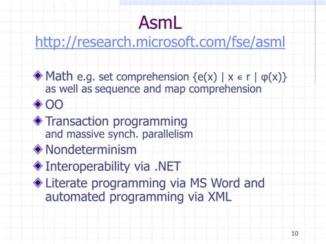 Ppt The Semantics Of Asml In A Proper Perspective Powerpoint Presentation Id3761521