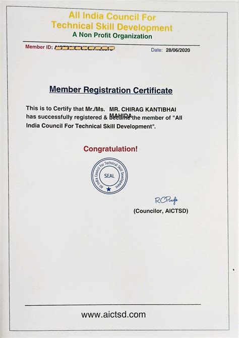 chirag mahida on linkedin certificate certification india council