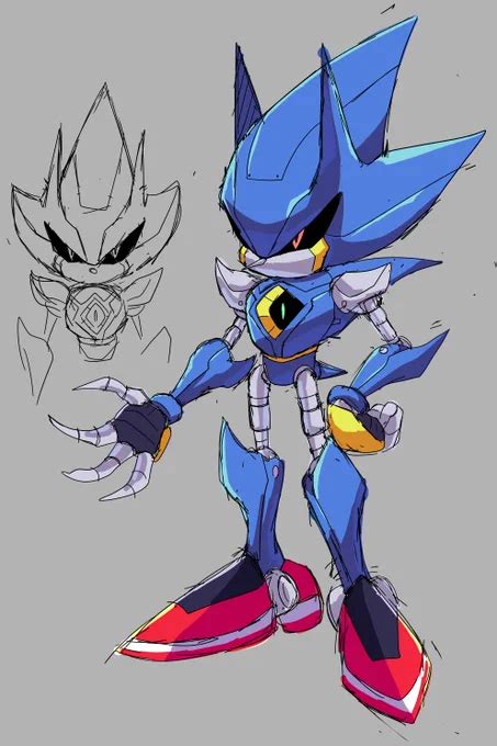 Metal Sonic Redesign Art By Cyberlord1109 Rsonicthehedgehog