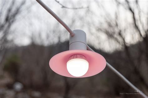 감성캠핑랜턴 프리모리 파티라이트 벚꽃 쉐이드 감성캠핑용품 네이버 블로그