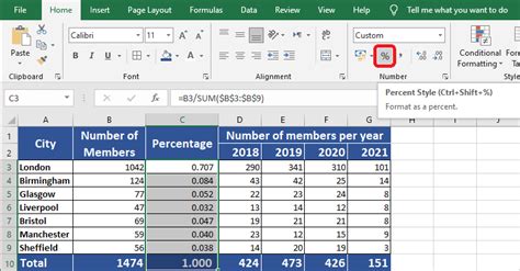 Excel 2016 Course Exercise 1 Formatting
