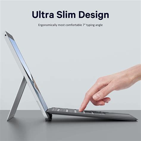Microsoft Surface Keyboard Backlit Wireless Type Cover For Surface Pro