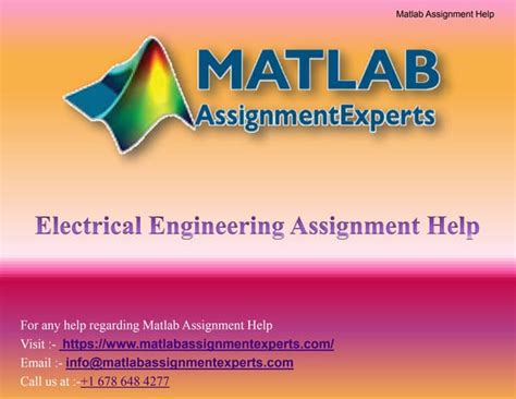 Electrical Engineering Assignment Help Ppt