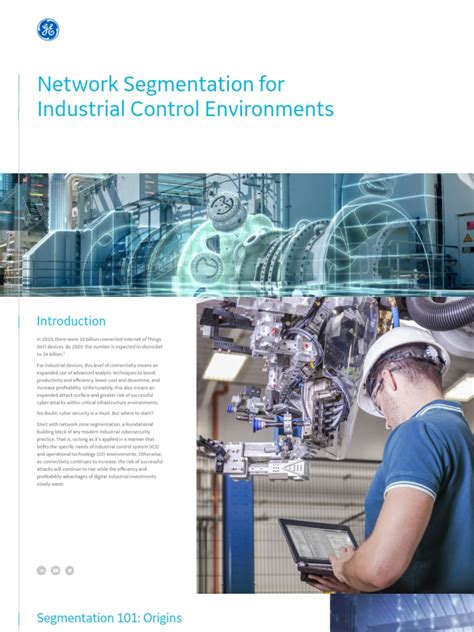 Network Segmentation For Industrial Control Environments Download Free Pdf Computer Network