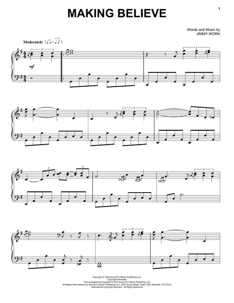 Making Believe Sheet Music Direct