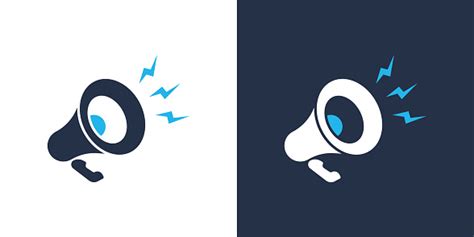 확성기 아이콘입니다 단색 아이콘 벡터 그림입니다 웹 사이트 디자인 로고 앱 템플릿 Ui 등 광고에 대한 스톡 벡터 아트 및 기타 이미지 Istock