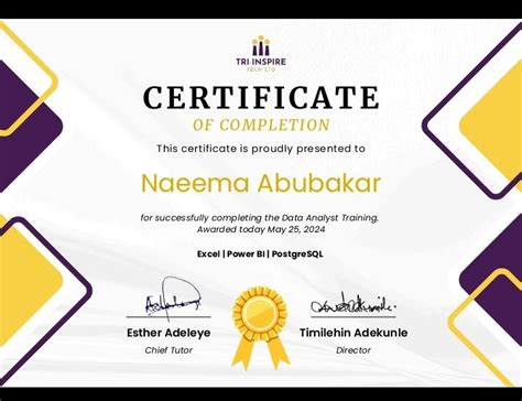 Naeema Abubakar On Linkedin Triinspire Dataanalysis Dataanalytics Excel Powerbi Postgresql…