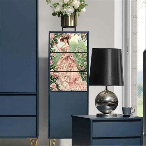 Rub On Transfer Decals For Furniture Crafts 6x12 3pcs Garden Woman Waterproof Uv Dtf Transfer