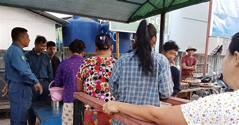 Myanmarnationalpost ပေါင်မြို့နယ်၌ကုန်စျေးနှုန်းများတည်ငြိမ်ကျဆင်းစေရေးအခြေခံစားသောက်ကုန်စည်မ