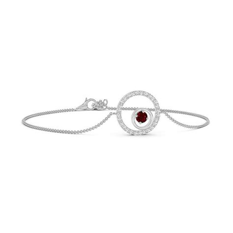 Circle Ruby Bracelet Temple And Grace Au