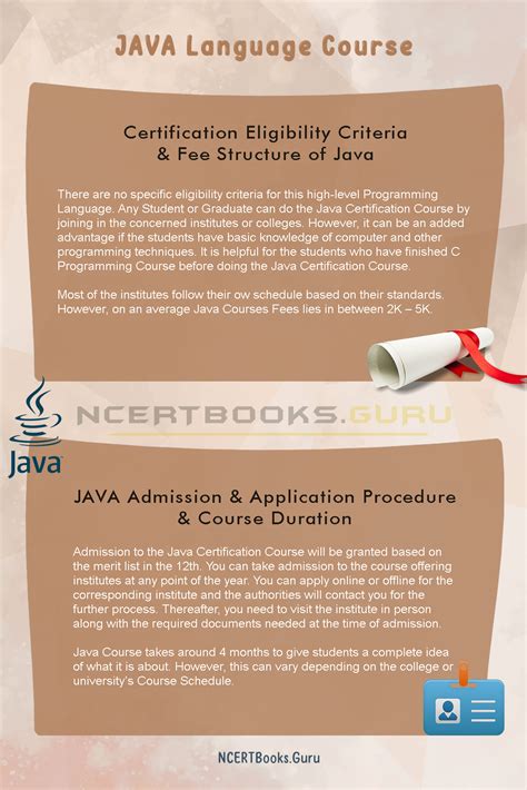 Java Language Course Details Eligibility Admission Institutes List Fees