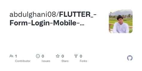 Github Abdulghani Flutter Form Login Mobile Apps Dart