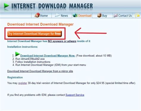 Install Internet Download Manager for free and start using it today