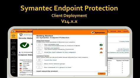 symantec client deployment symantec endpoint protection youtube