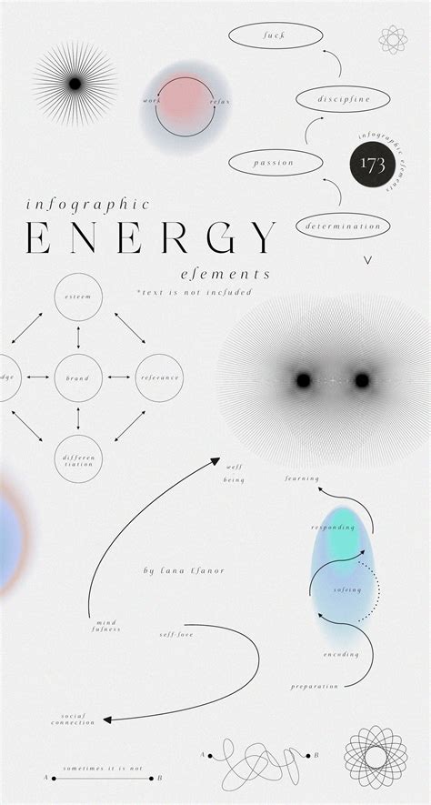 Ad Energy Gradients And Infographic By Lana Elanor On Creativemarket