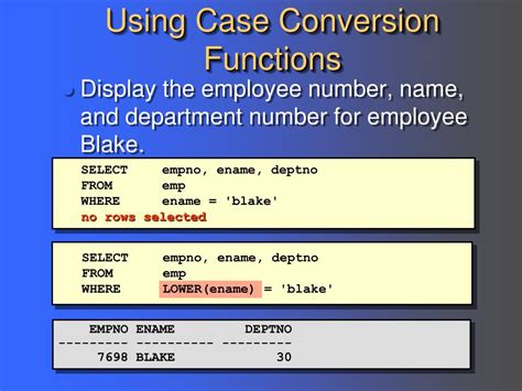 Ppt Single Row Functions Powerpoint Presentation Free Download Id
