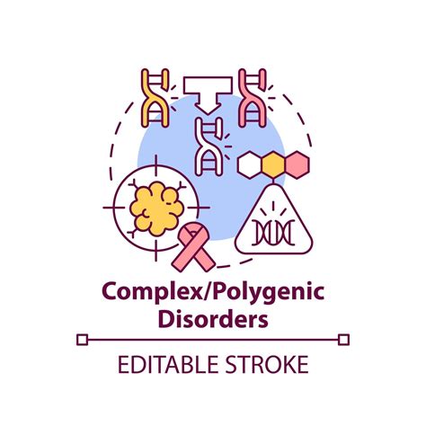 Polygenic Disorders Concept Icon 2486807 Vector Art At Vecteezy