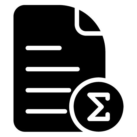 Summation Glyph Icon 27580709 Vector Art At Vecteezy