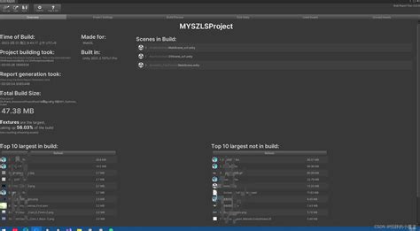 【unity3d插件】build report tool插件，build报告，优化包体，查看资源占用 csdn博客