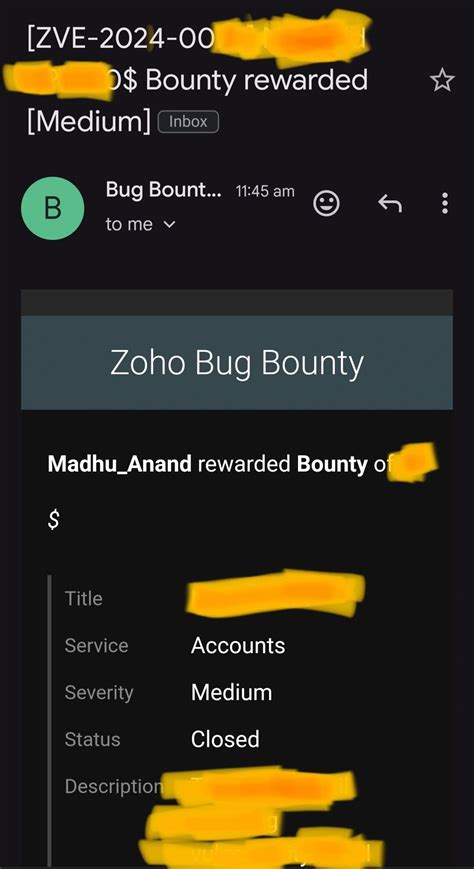 Mohammed Athif On Linkedin Cybersecurity Bugbounty Zohosecurity