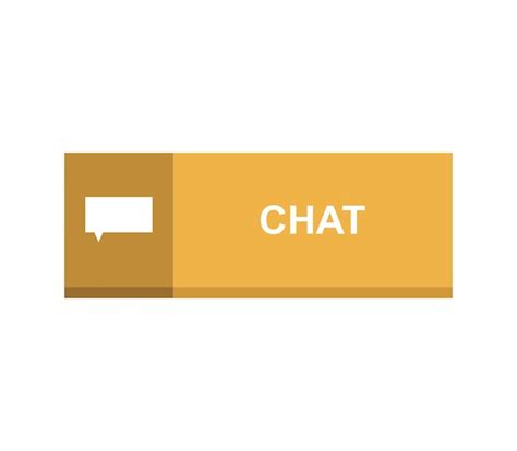 Premium Vector | Chat button