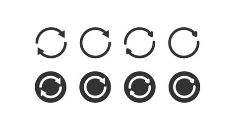 Premium Vector Refresh Line Icon Vector Illustration Desing