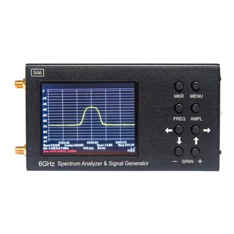 sa6 6ghz handheld spectrum analyzer cdma signal genertor to 2g 3g 4g
