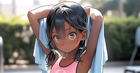 Swimsuit Bikini Dark Skin 水着女子9 Pixiv