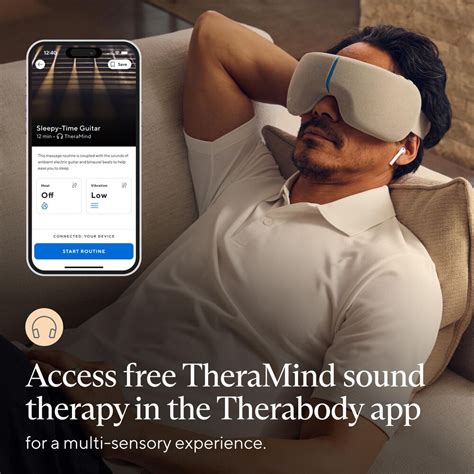 Therabody Smart Goggles In White