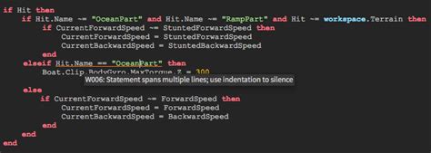 Error Says Code Spans Multiple Lines But It Doesnt Scripting