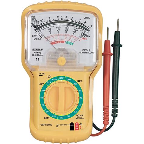 Extech 38073 Mini Analog Multimeter Extech 38073 Mini Analog Multimeter