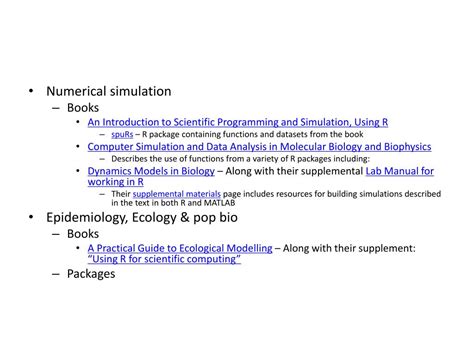 PPT Introduction To R For Biological Computing PowerPoint Presentation ID
