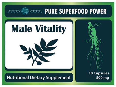 Male Vitality Pure Superfood Power