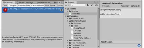 is it possible to reference newtonsoft json on the main game assembly