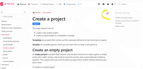 Feature Request Add Optional Edit Icon At The Top Of Pages · Issue 9245 · Dotnetdocfx · Github