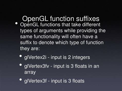 Ppt Opengl Help Session Powerpoint Presentation Free Download Id334794