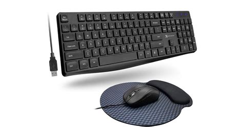 X Performance Full Size USB Keyboard And Mouse X JJKEYCOMBO B H