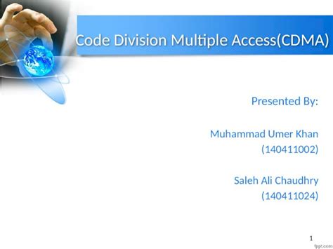 PPTX Code Division Multiple Access Presentation DOKUMEN TIPS
