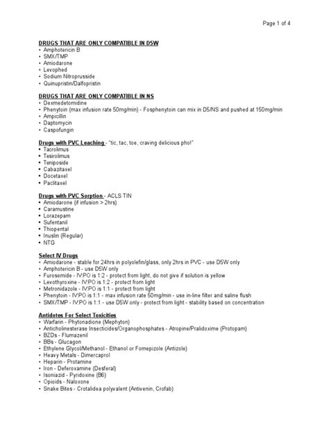 Naplex Cheat Sheet Pdf Shock Circulatory Organic Compounds
