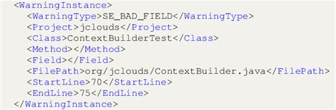 An Example Of The Representation Of One Static Code Warning From Download Scientific Diagram