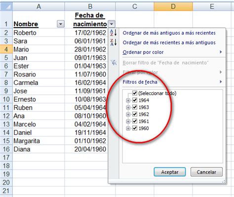 Autofiltro En Excel 2007 ~ Jld Excel En Castellano Usar Microsoft