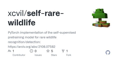 github xcvil self rare wildlife pytorch implementation of the self