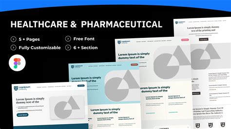 Healthcare And Pharmaceutical Ui Design Template Figma Healthcare And Pharmaceutical Ui Design Template Figma