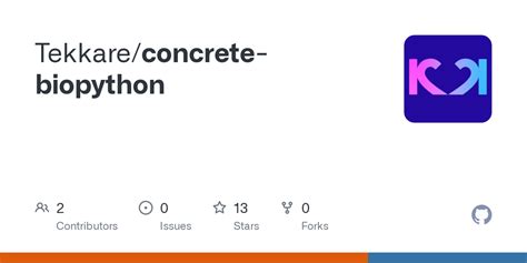 Github Tekkare Concrete Biopython