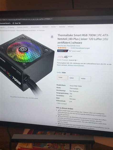 Thermaltake Smart RGB 700w guter Netzteil? (Computer, Technik, PC)