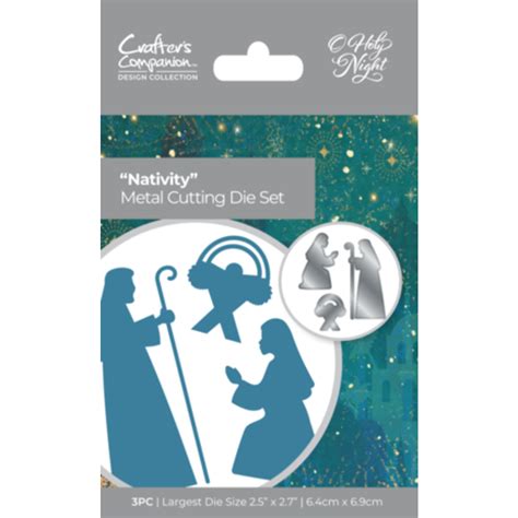Crafters Companion O Holy Night Nativity Die Ohn Md Nativity Paperpads Nl
