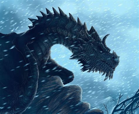 Skyrim Paarthurnax Wallpapers Wallpaper Cave