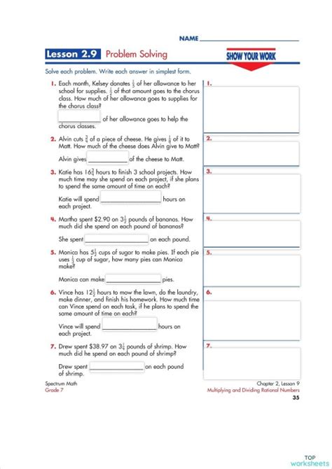 Lesson 1 5 Solving Simple Inequalities 8th Interactive Worksheet Topworksheets