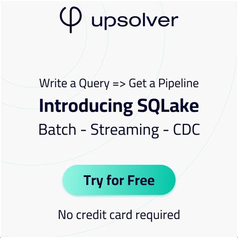 Upsolver Easy Button For High Scale Data Ingestion Upsolver