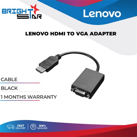 Lenovo Hdmi To Vga Adapter Lazada